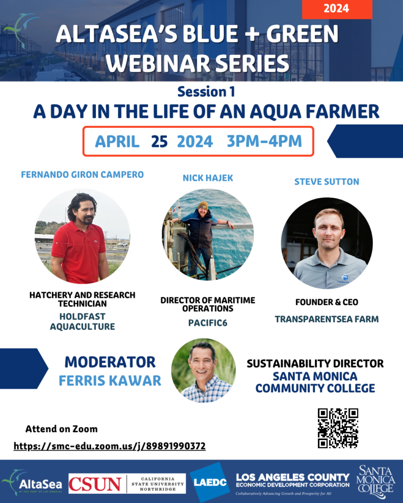 Blue + Green 2024 Session 1: A Day in the Life of an Aqua Farmer - AltaSea